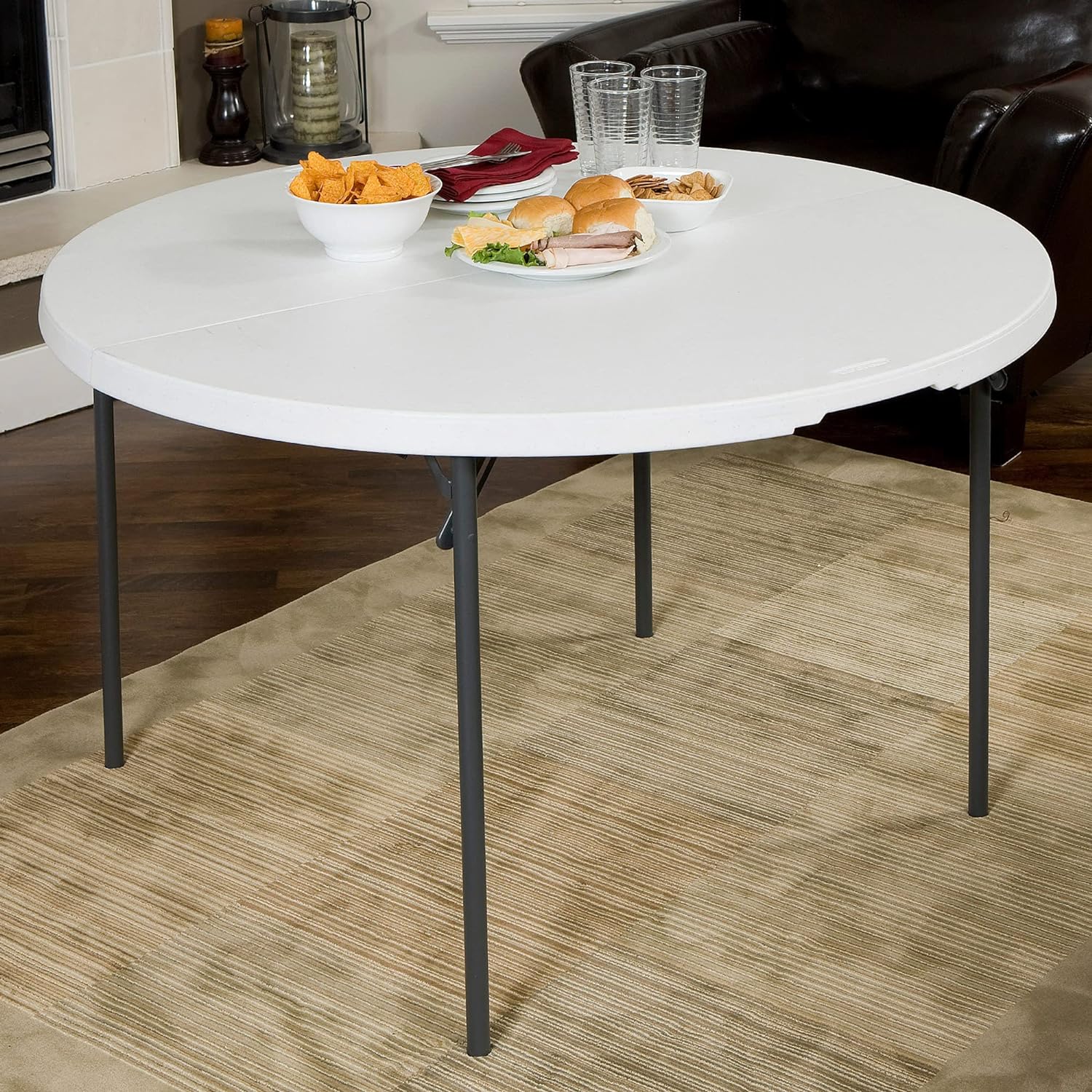 48 Inch Round Folding Table