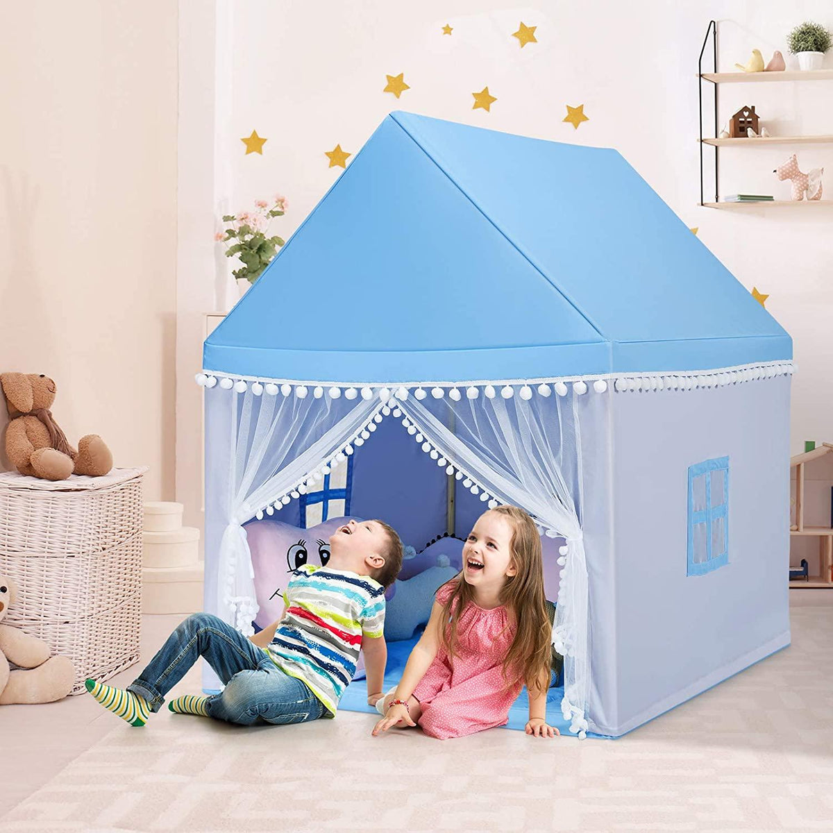Kids Large Castle Fairy Tent