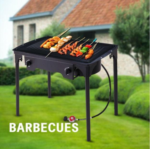 Portable Double Burner Propane Gas Cooker