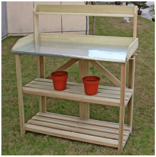Wooden Planting Workstation